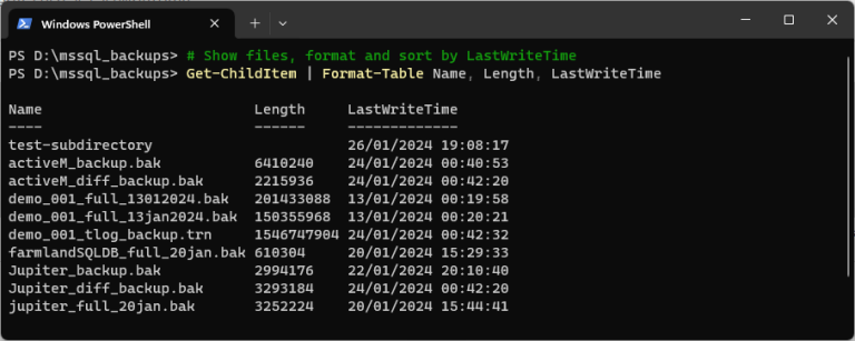 PowerShell: Get-ChildItem, a Comprehensive Guide - DBASco