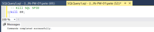 Killing SPIDs in SQL Server - DBASco