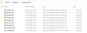 Moving Temp DB in SQL Server - DBASco