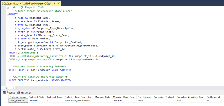 Troubleshooting Database Mirroring Issues In Sql Server Dbasco
